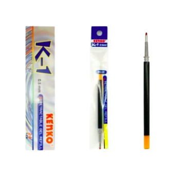 kenko Retrac Table Gel Pulpen Refill K-1 Blue Per Pack – TOKO BAWANA